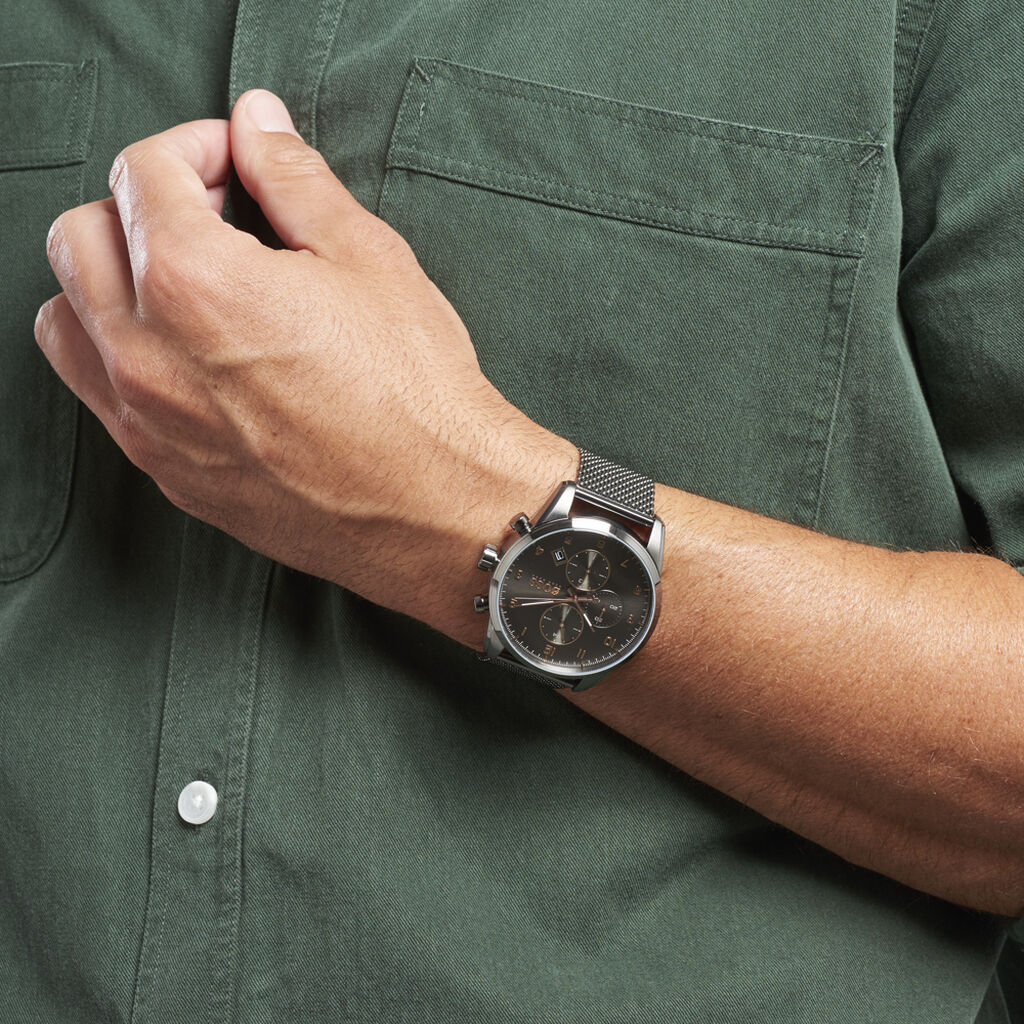 BOSS Herrenuhr Associate 1513837 Quarz-Chronograph - 70580005278R00 ...